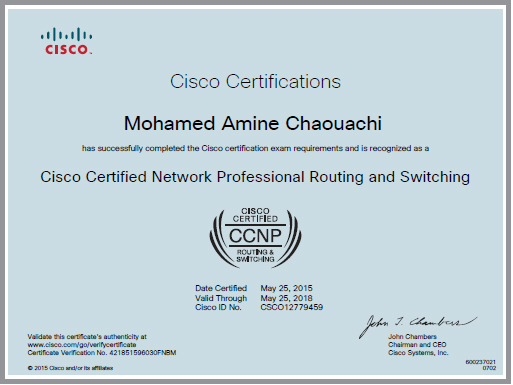 Nos Certifier - CFT-TUNIS