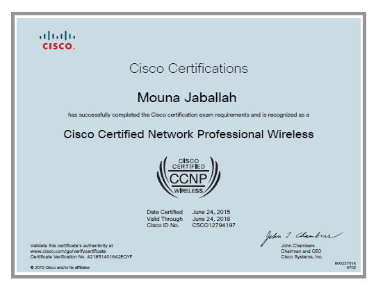 Nos Certifier - CFT-TUNIS